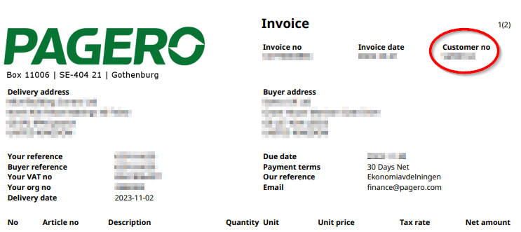 Other requests – Pagero Support Center